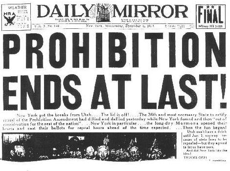 6 Fun Facts about the Prohibition of Alcohol in the United States